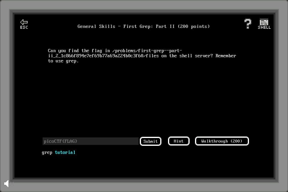 grimmer-std | #1 PicoCTF2019 - kategoria umiejętności ogólne
